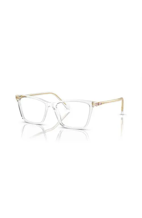 SWAROVSKI 51mm Rectangle Optical Glasses - Transparent