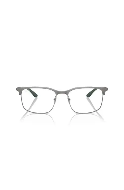 Ray-ban 57mm Square Optical Glasses - Grey