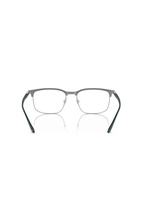 Ray-ban 57mm Square Optical Glasses - Grey