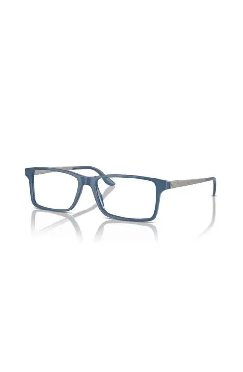 Ralph Lauren 53mm Rectangle Optical Glasses - Blue