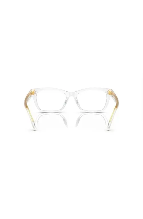 Ralph Lauren 52mm Rectangle Optical Glasses - Transparent