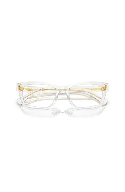 Ralph Lauren 52mm Rectangle Optical Glasses - Transparent