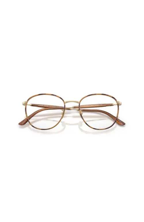 Giorgio Armani 52mm Phantos Optical Glasses - Black