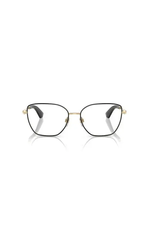 Burberry 56mm Cat Eye Optical Glasses - Black