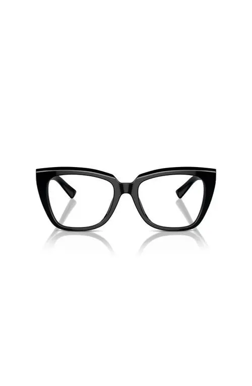 FERRARI 52mm Square Optical Glasses - Black