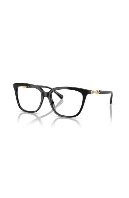 Emporio Armani 53mm Cat Eye Optical Glasses - Black