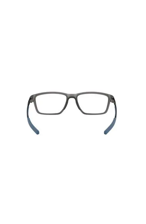 Oakley 55mm Rectangle Full Rim Eyeglasses - Grey