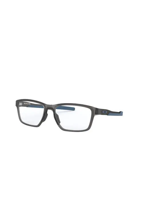 Oakley 55mm Rectangle Full Rim Eyeglasses - Grey