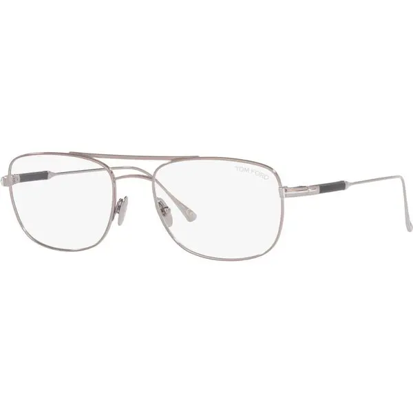 TOM FORD 54mm Square Optical Glasses - Silver