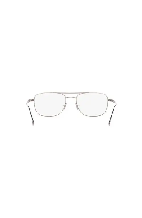 TOM FORD 54mm Square Optical Glasses - Silver