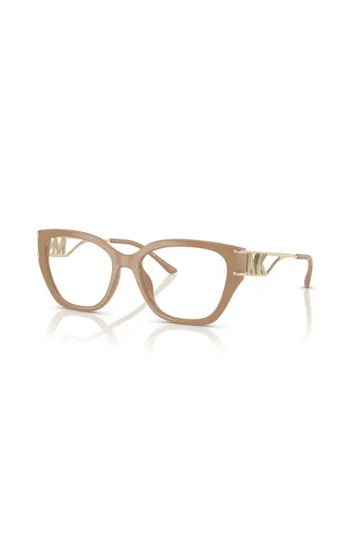 Michael Kors 54mm Square Optical Glasses - Beige