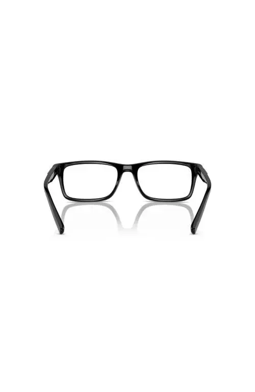 Armani Exchange Rectangle Eyeglasses - Black