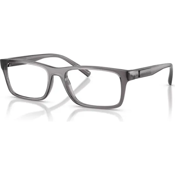 Armani Exchange 55mm Rectangle Optical Glasses - Grey