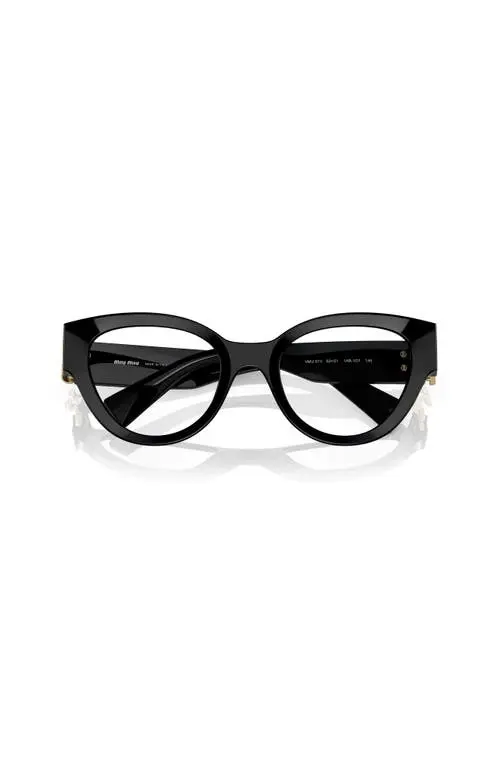 Miu Miu 52mm Phantos Optical Glasses - Black