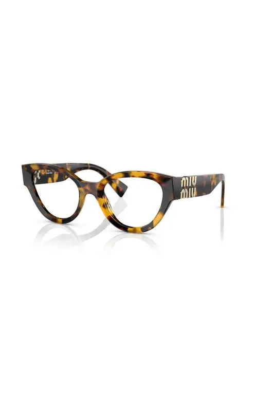 Miu Miu 52mm Phantos Optical Glasses - Tortoise