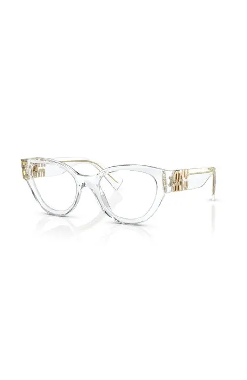 Miu Miu 52mm Phantos Optical Glasses - Transparent