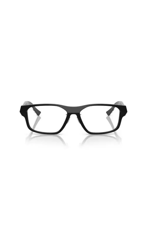 FERRARI 54mm Rectangle Optical Glasses - Black
