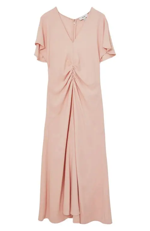 REISS Rowe Dolman Sleeve Jersey Midi Dress