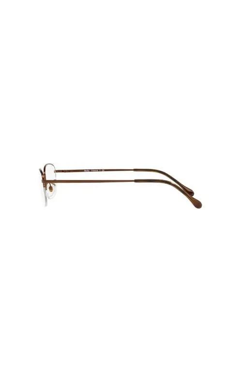 SFEROFLEX Oval Semi-rim Eyeglasses - Brown