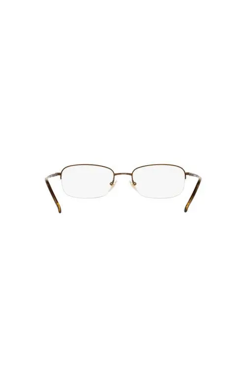 SFEROFLEX Oval Semi-rim Eyeglasses - Brown
