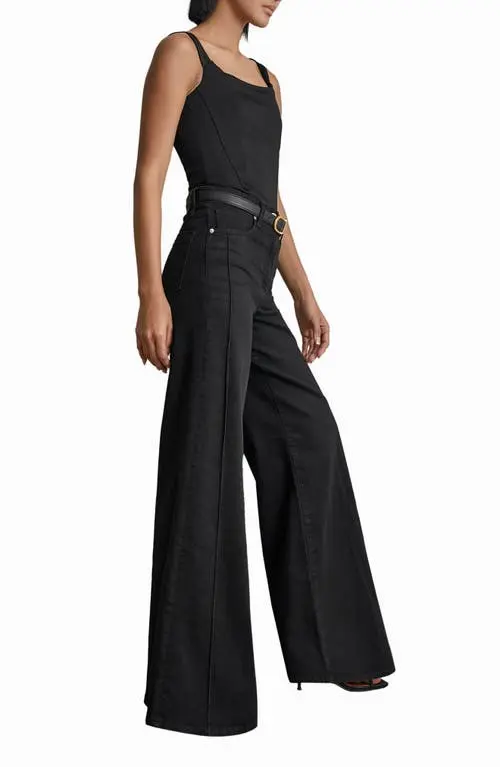 REISS Heather Wide Leg Jeans