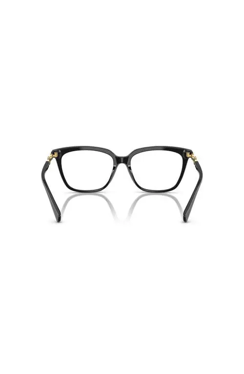 Emporio Armani 55mm Cat Eye Optical Glasses - Black