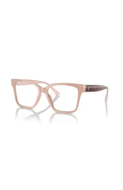 JIMMY CHOO 55mm Rectangle Optical Glasses - Pink