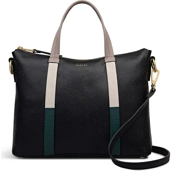 RADLEY Waterloo Way Ziptop Satchel Bag - Black