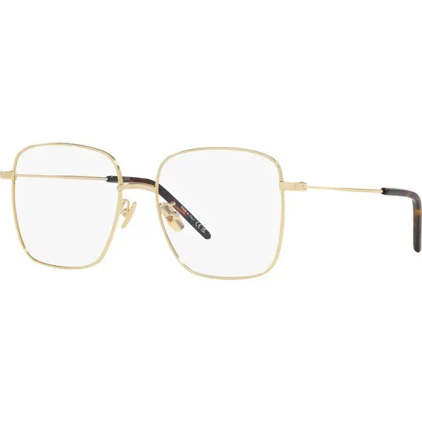 Saint Laurent Square Optical Glasses - Gold