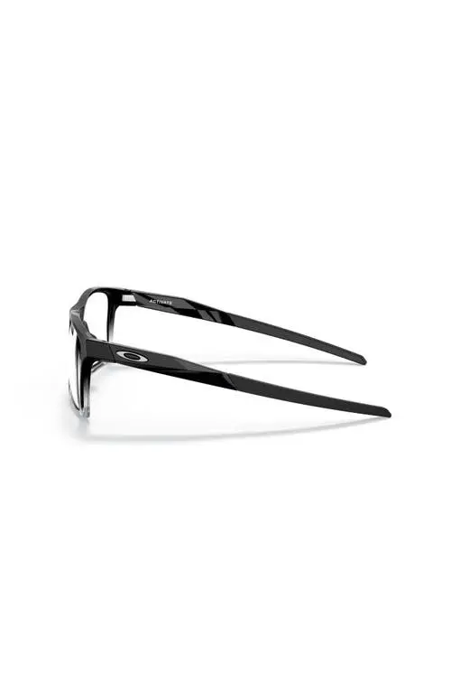Oakley 55mm Square Optical Glasses - Black/clear