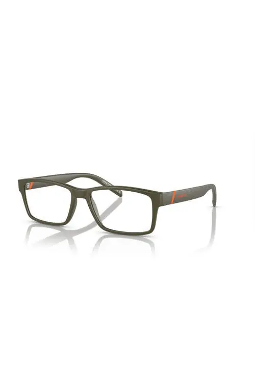 ARNETTE 52mm Rectangle Optical Glasses - Green
