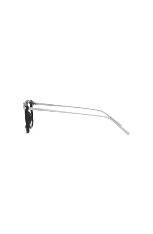 Saint Laurent 50mm Round Optical Glasses - Black
