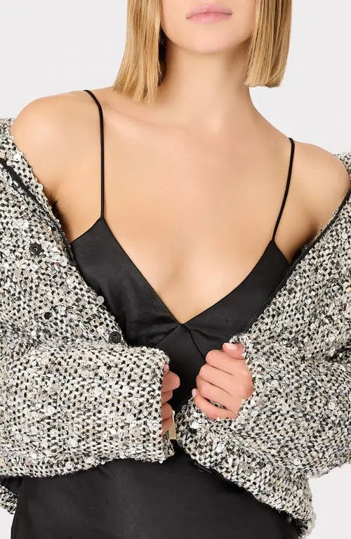 MILLY Hayes Sequin Tweed Jacket