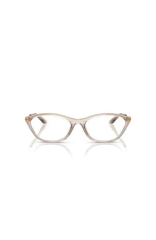 Armani Exchange 54mm Irregular Optical Glasses - Beige