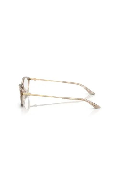 Armani Exchange 54mm Irregular Optical Glasses - Beige