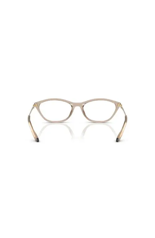 Armani Exchange 54mm Irregular Optical Glasses - Beige
