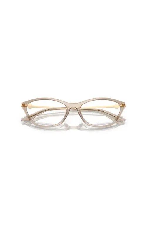Armani Exchange 54mm Irregular Optical Glasses - Beige