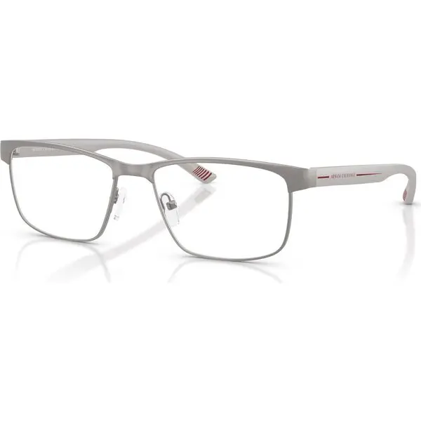 Armani Exchange Rectangle Full Rim Eyeglasses - Grey