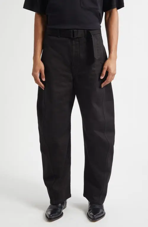 LEMAIRE Twisted Belted Jeans - Black