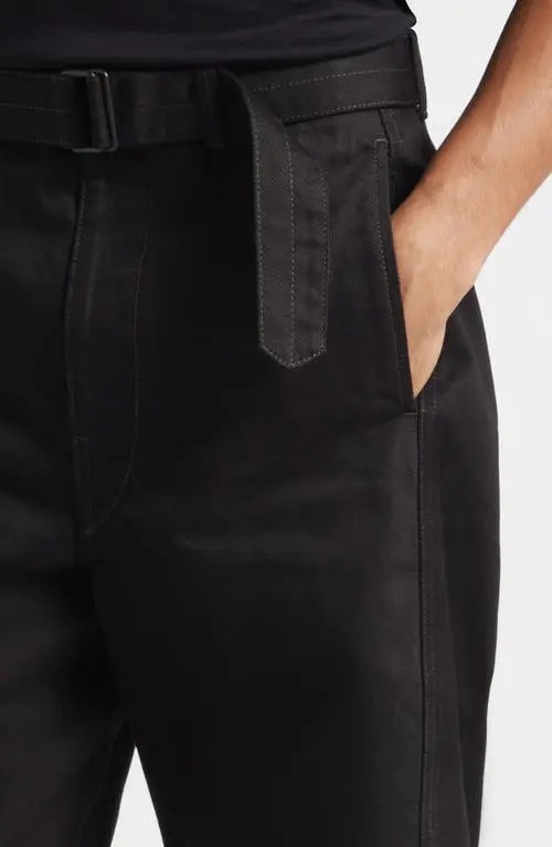 LEMAIRE Twisted Belted Jeans - Black