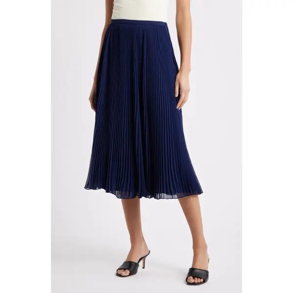 REFORMATION Kella Pleated Skirt
