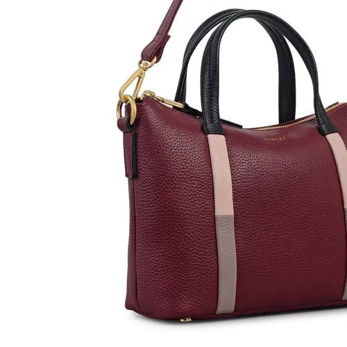 RADLEY Waterloo Way Ziptop Satchel Bag - Merlot