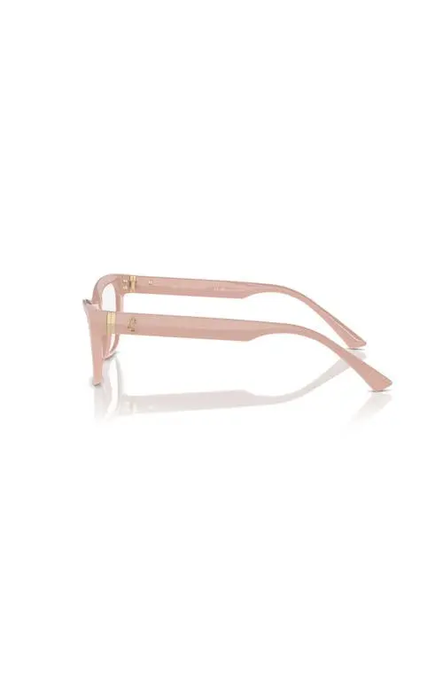 JIMMY CHOO 52mm Cat Eye Optical Glasses - Pink