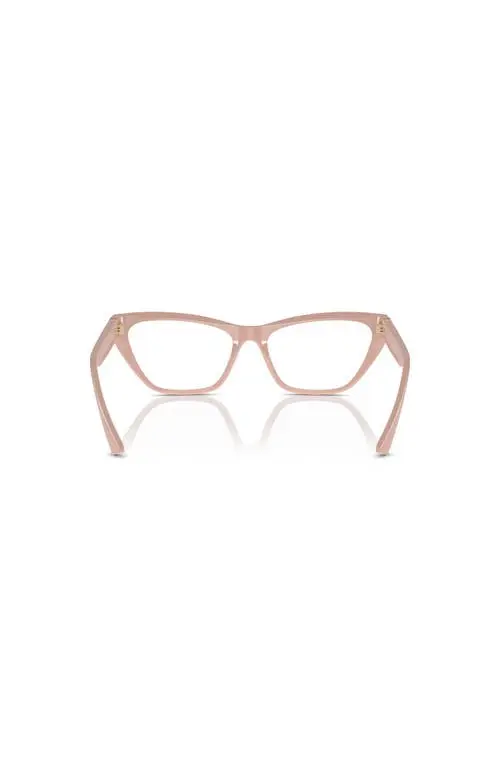 JIMMY CHOO 52mm Cat Eye Optical Glasses - Pink