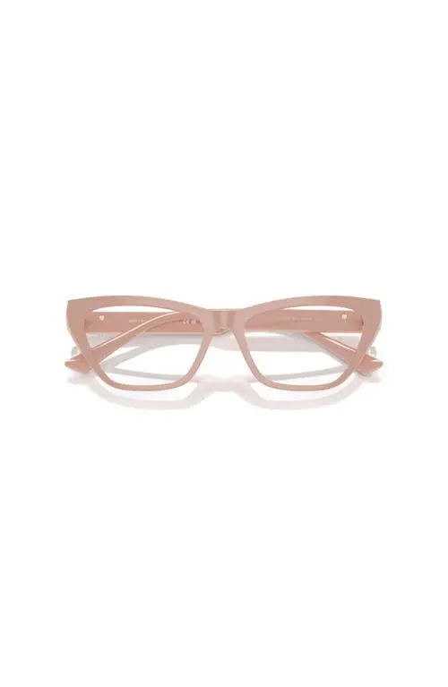 JIMMY CHOO 52mm Cat Eye Optical Glasses - Pink