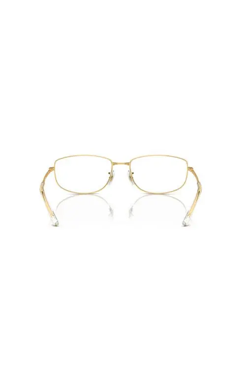 Ray-ban Irregular Optical Eyeglasses - Gold