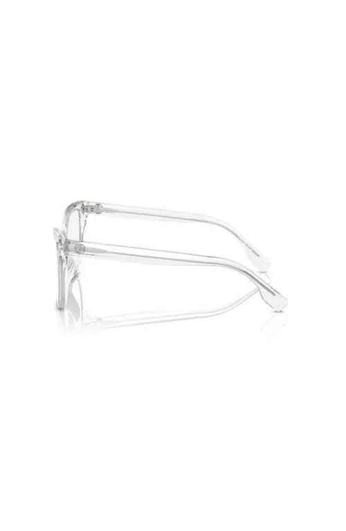 Tory Burch 53mm Cat Eye Optical Glasses - Transparent