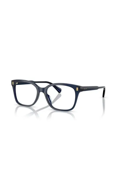Ralph Lauren 53mm Rectangle Optical Glasses - Blue