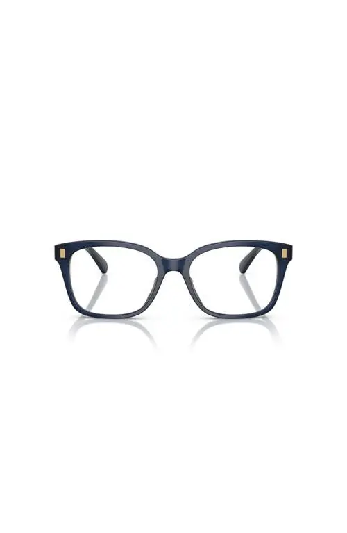 Ralph Lauren 53mm Rectangle Optical Glasses - Blue