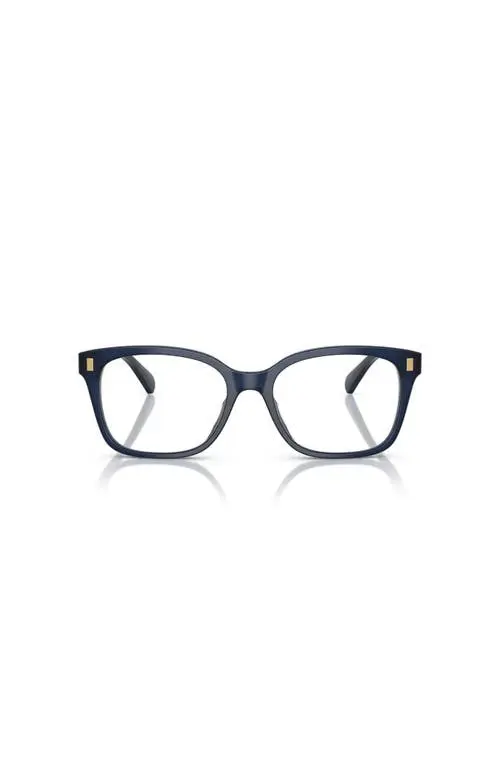 Ralph Lauren 53mm Rectangle Optical Glasses - Blue